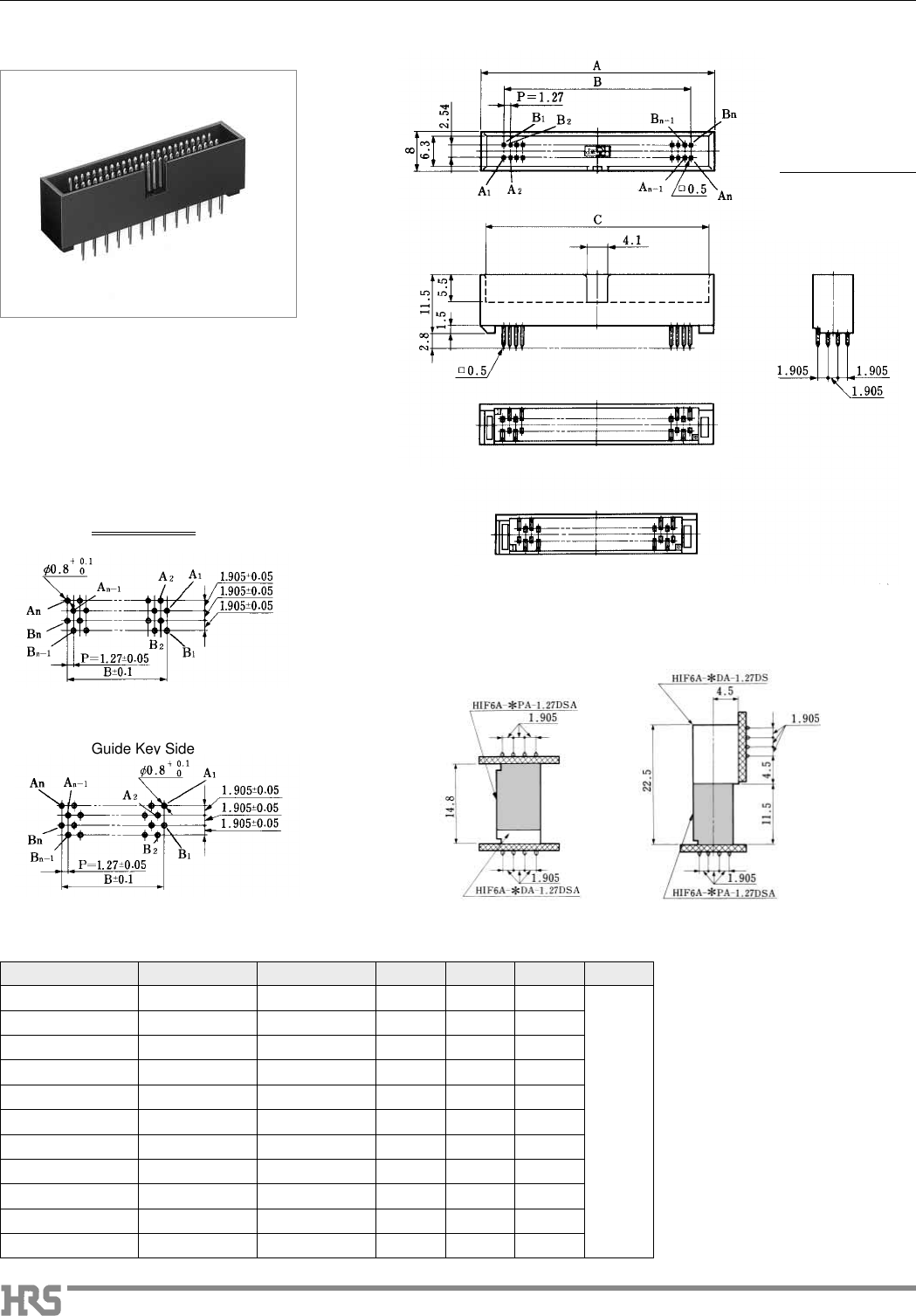HIF6 Series Catalog Datasheet by Hirose Electric Co Ltd | Digi-Key Electronics